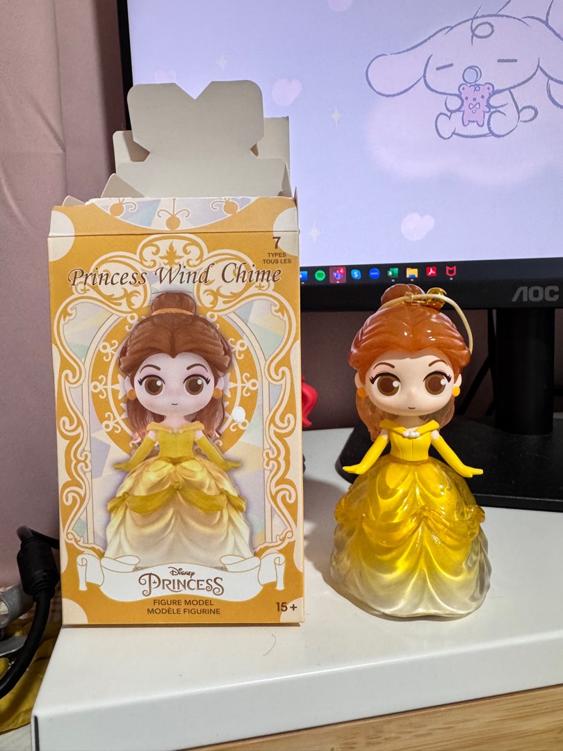 Miniso Disney Princess Wind Chime (Belle), Hobbies & Toys, Toys & Games on Carousell