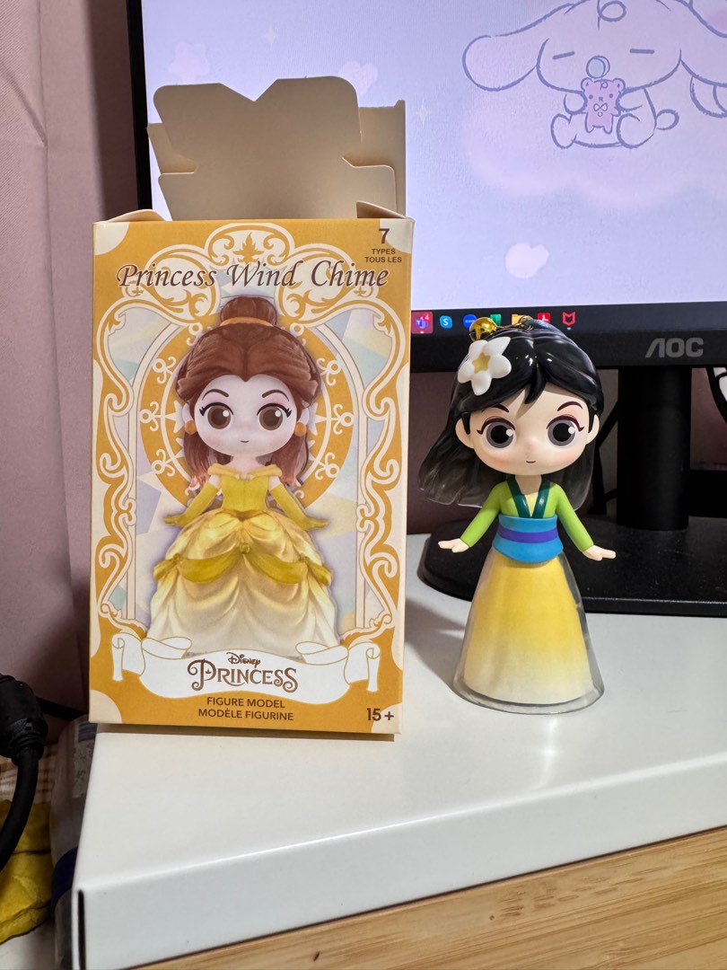 Miniso Disney Princess Wind Chime (Mulan), Hobbies & Toys, Toys & Games ...