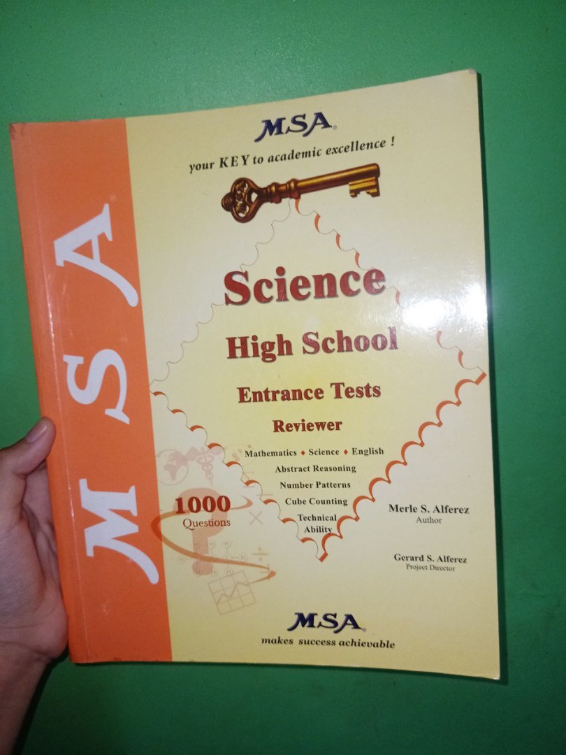 MSA Science High School Entrance Test Reviewer, Hobbies & Toys, Books ...