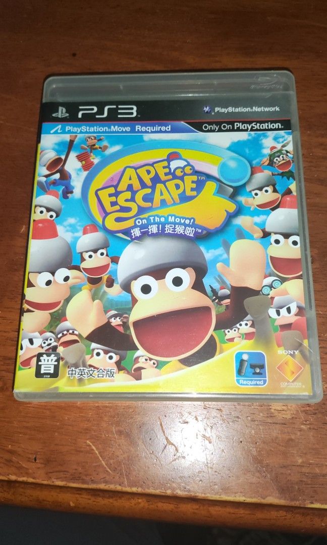 PS3 Disc Ape Escape On The Move Original Blu-ray Disc Game for ...