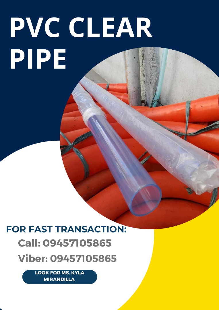 PVC CLEAR PIPE, Commercial & Industrial, Construction & Building ...