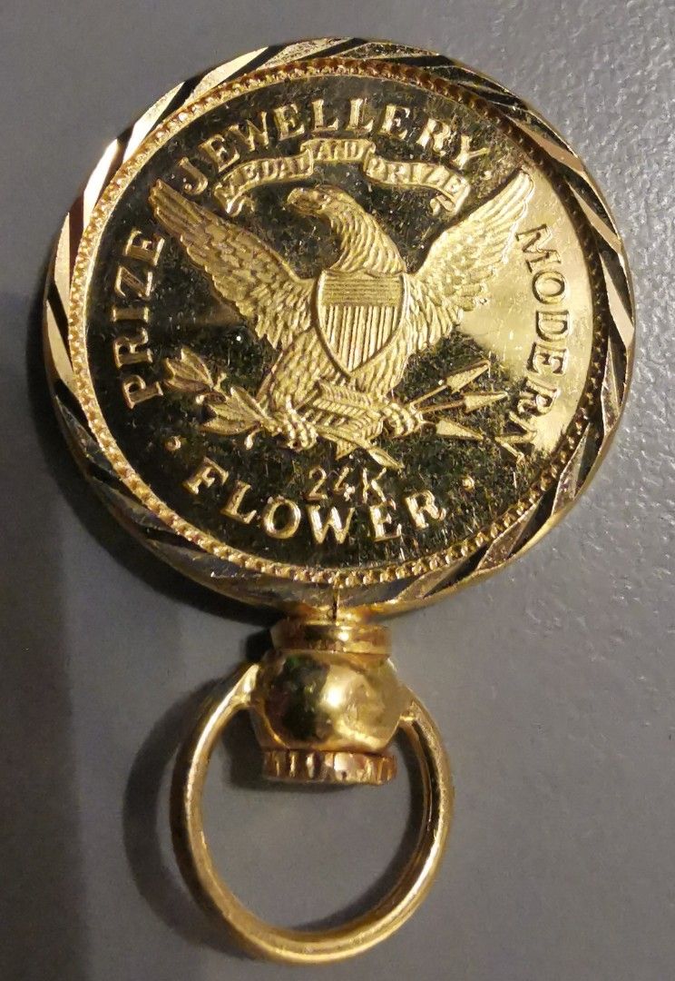 120 years old Extremely Rare pure solid 1903 Gold USA Eagle United ...
