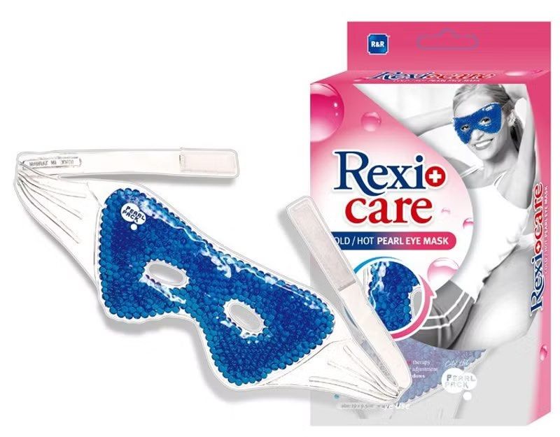 Rexicare 雙效冷熱凝珠敷墊- 眼罩, 冰敷眼罩, 消腫雙眼皮術後神器, 眼部冰涼眼貼, 冰眼罩 Double-effect cold ...