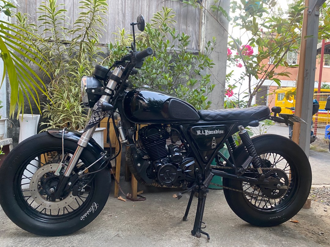 Rusi Classic 250 Brat Style, Motorbikes, Motorbikes for Sale on Carousell