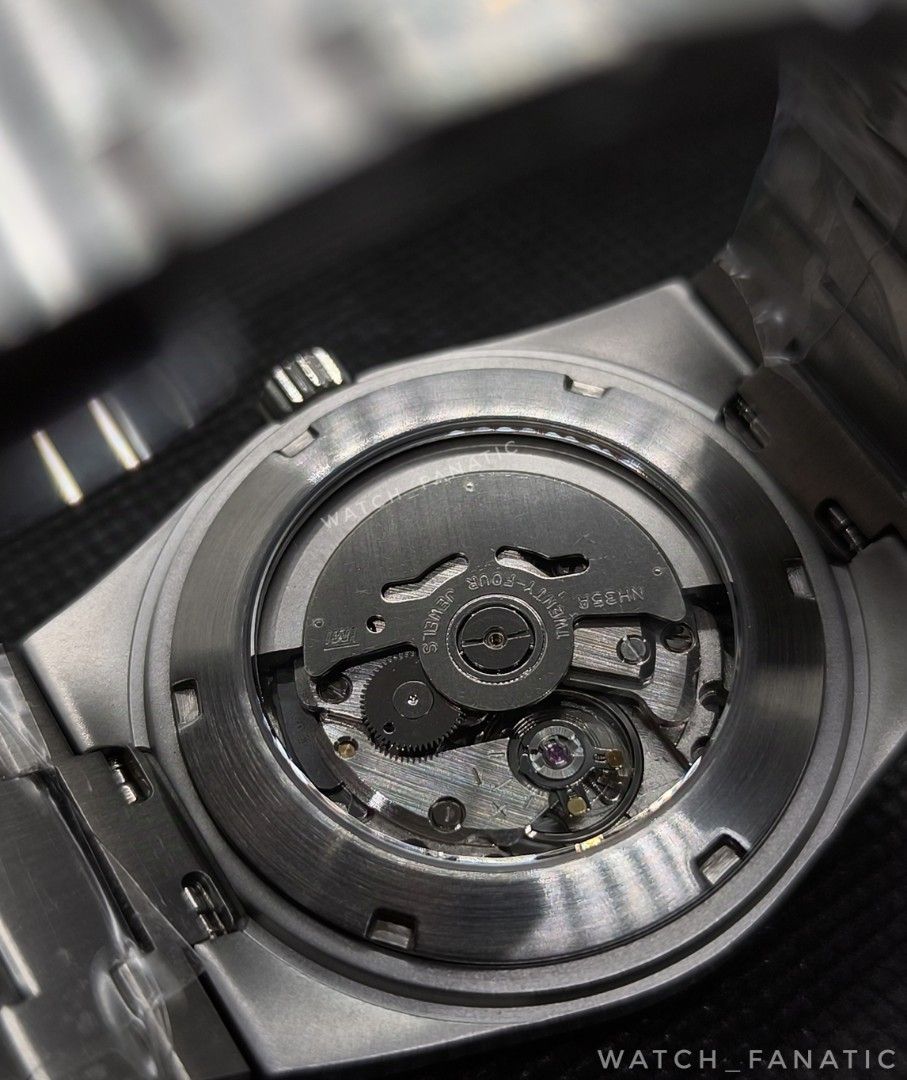 SEIKO [ PRX MOD SLIVER CASE & GREEN DIAL ] 40MM, JAPANESE NH35 MOVEMENT ...