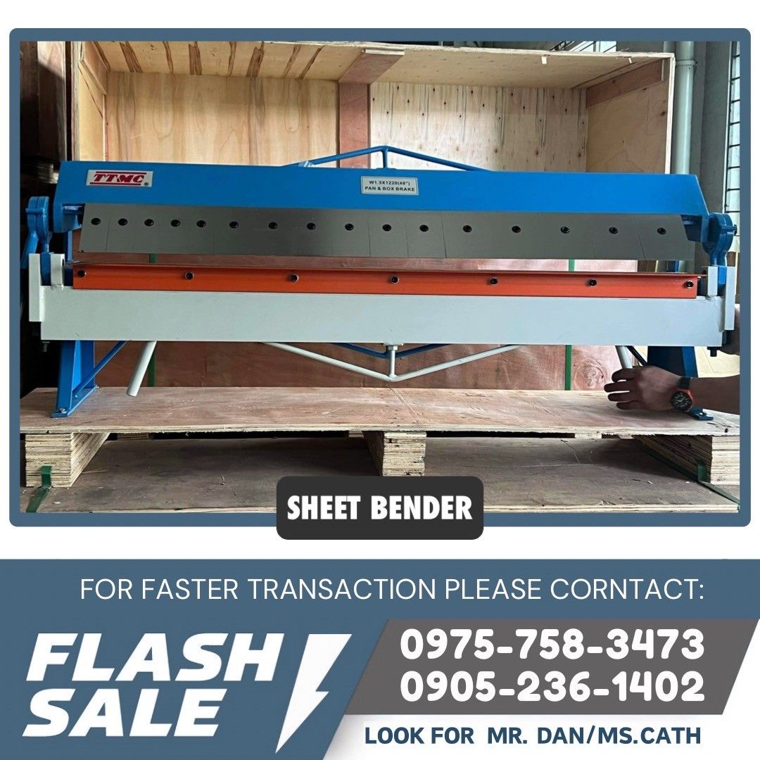 SHEET BENDER, Commercial & Industrial, Construction Tools & Equipment ...