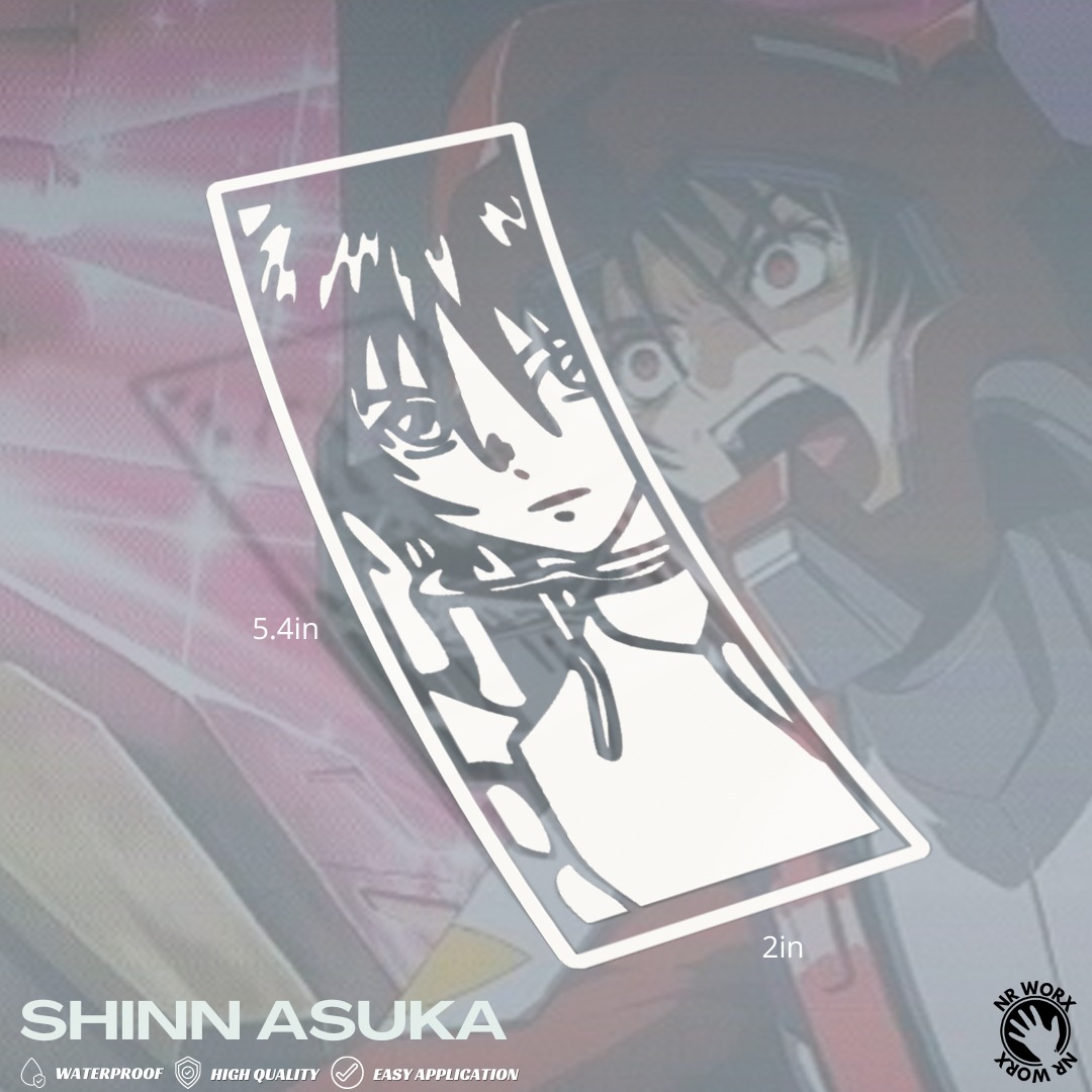Shinn Asuka Vinyl Decal Anime Sticker Gundam Gunpla, Hobbies & Toys ...