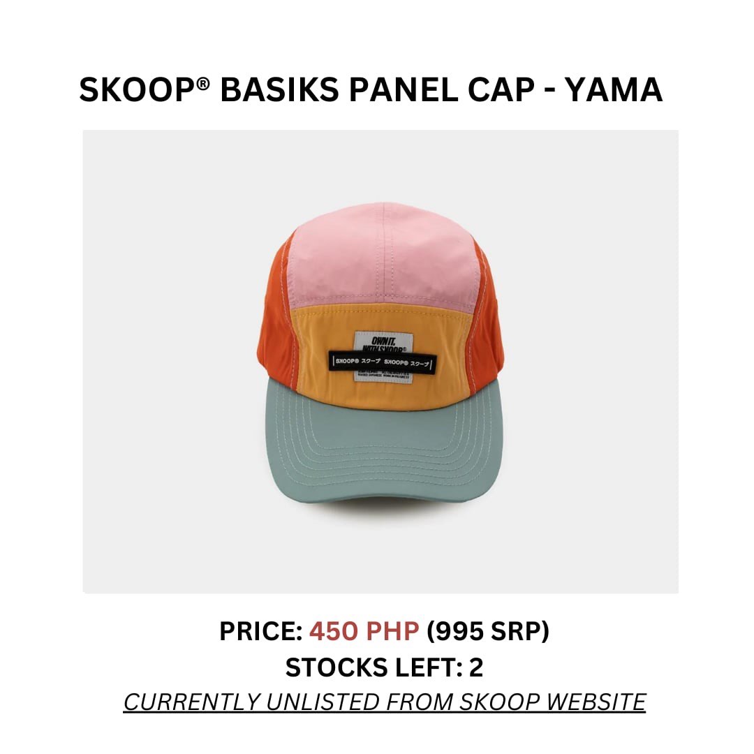 SKOOP Panel Cap - Yama, Men's Fashion, Watches & Accessories, Caps & Hats on Carousell