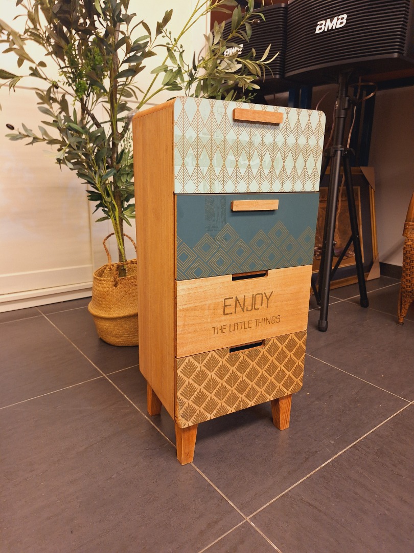 SSF JAAP Wooden Chest of 4 Drawers | SSF, Peti Kayu 4 Laci JAAP ...