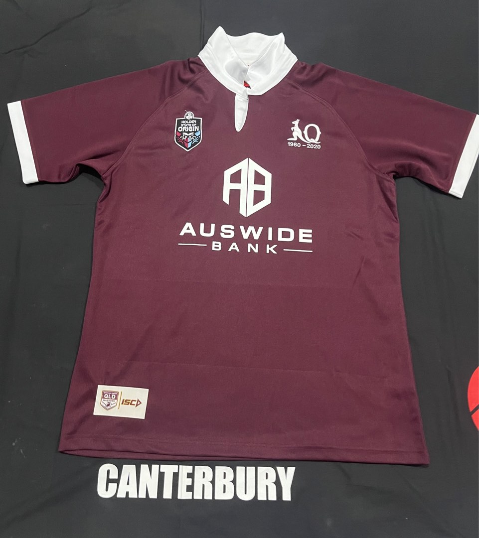 State of origin maroons rugby jersey, Men's Fashion, Activewear on ...