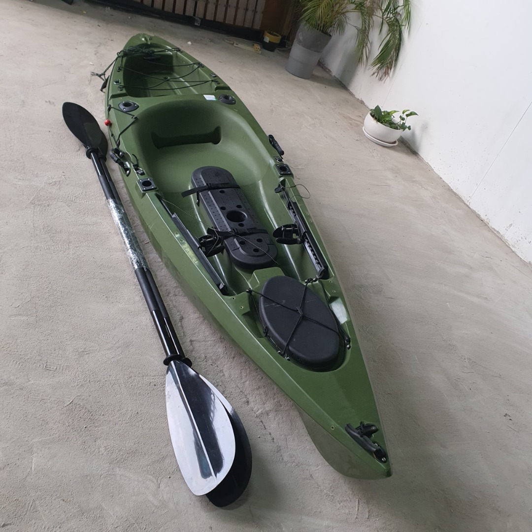 Sun Dolphin Journey Fishing Kayak With Peddles, Sports Equipment ...