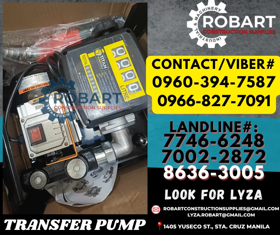 Titan Transfer Fuel Pump, Commercial & Industrial, Construction Tools ...