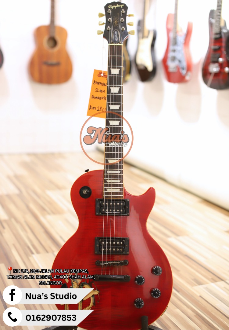 Epiphone Slash Snakepit Les Paul, Hobbies & Toys, Music & Media ...