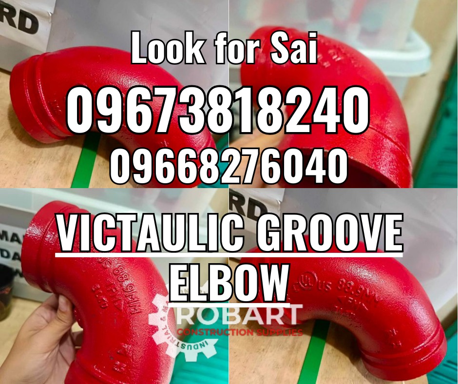 Victaulic Groove Elbow, Commercial & Industrial, Construction Tools ...