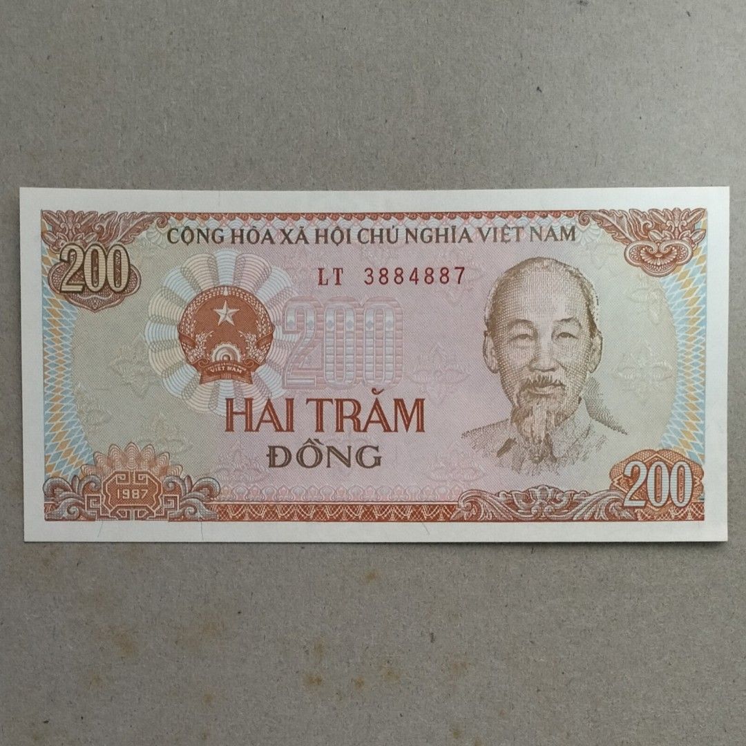 Vietnam 1987 200 Dong Note LT 3884887, Hobbies & Toys, Collectibles ...
