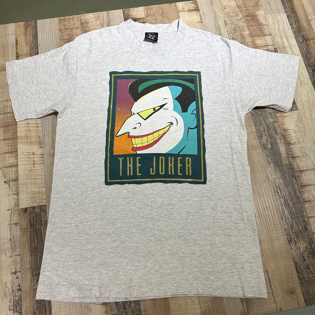 Vintage Batman Animated Joker, Men's Fashion, Tops & Sets, Tshirts ...