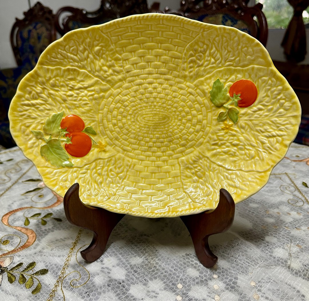 Vintage Crown Devon Ceramic Oval Tray, Furniture & Home Living ...