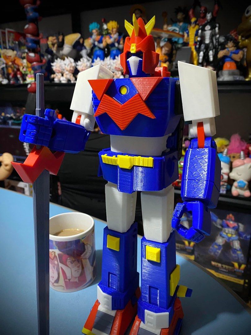 Voltes V 3d Printed, Hobbies & Toys, Toys & Games on Carousell