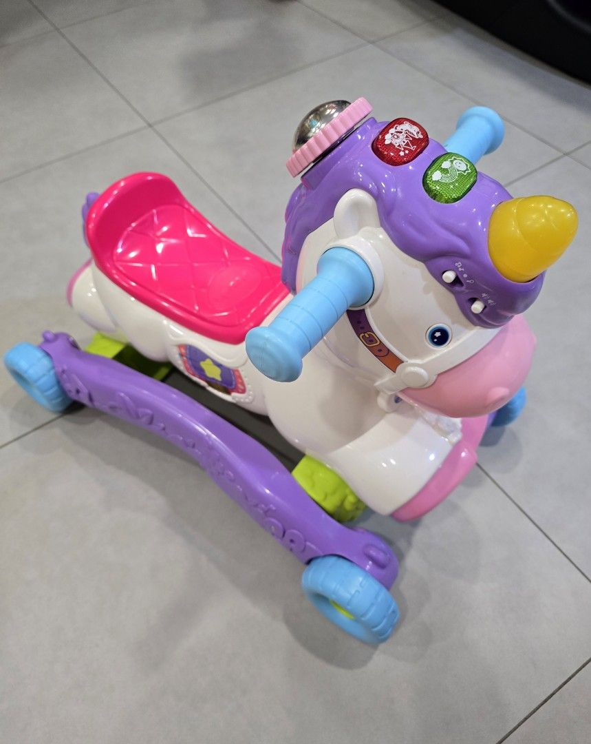 VTech 2in1 Rocking Horse and Ride-on Toy, Babies & Kids, Infant ...