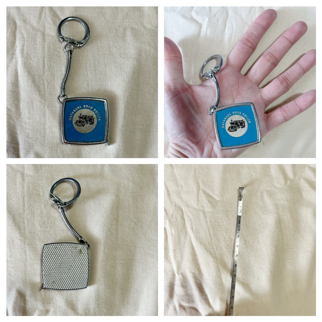 VTG Watanabe Road Roller Keychain W/ Measuring Tape, Everything Else ...
