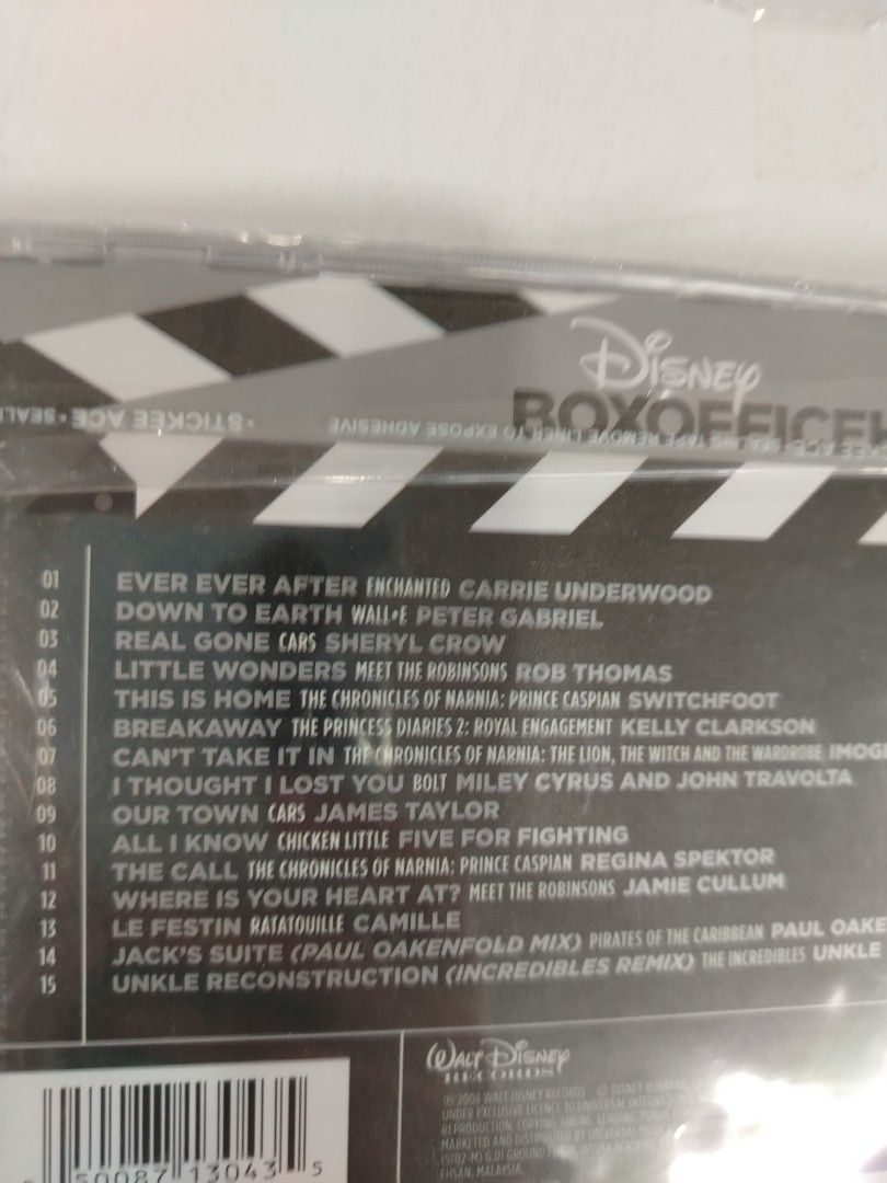 Walt Disney soundtrack, cd, Hobbies & Toys, Music & Media, CDs & DVDs ...
