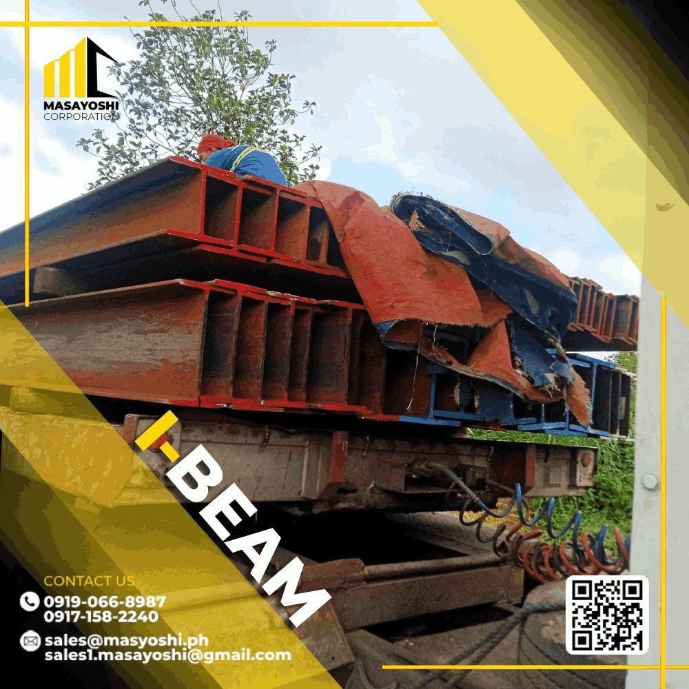 WIDE FLANGE, I BEAM x 6m, Beam, Angle Bar, Cyclone Wire, Hoist, Plywood ...