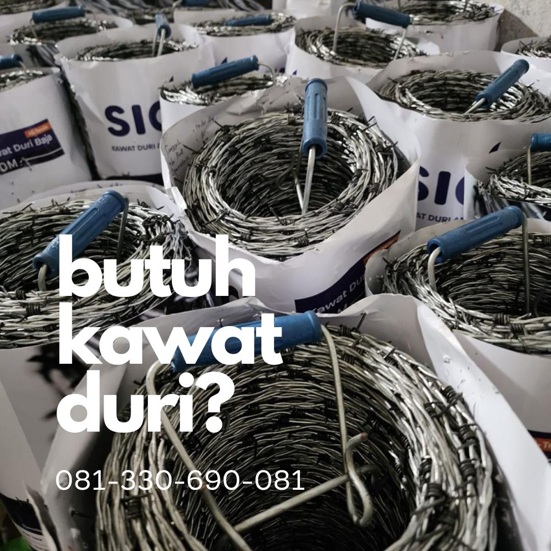 132# Hub. 081 330 690 081 Tiang Pagar Kawat Duri Siduri Blitar, K-Wave di Carousell