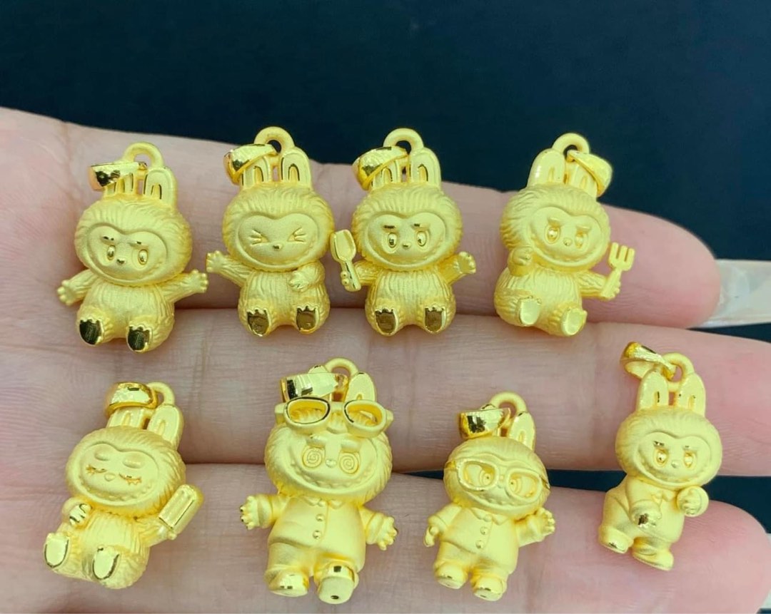 24k pendant! Labubu Pre-order, Women's Fashion, Jewelry & Organizers ...