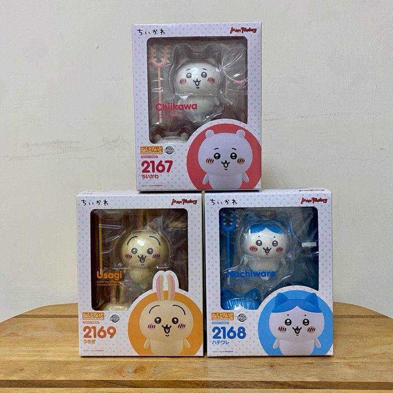 ｢有貨」全新 1set 代理版 GSC Chiikawa 黏土人 吉伊卡哇 小可愛 小八 烏薩奇 兔兔 Usagi Hachiware ...