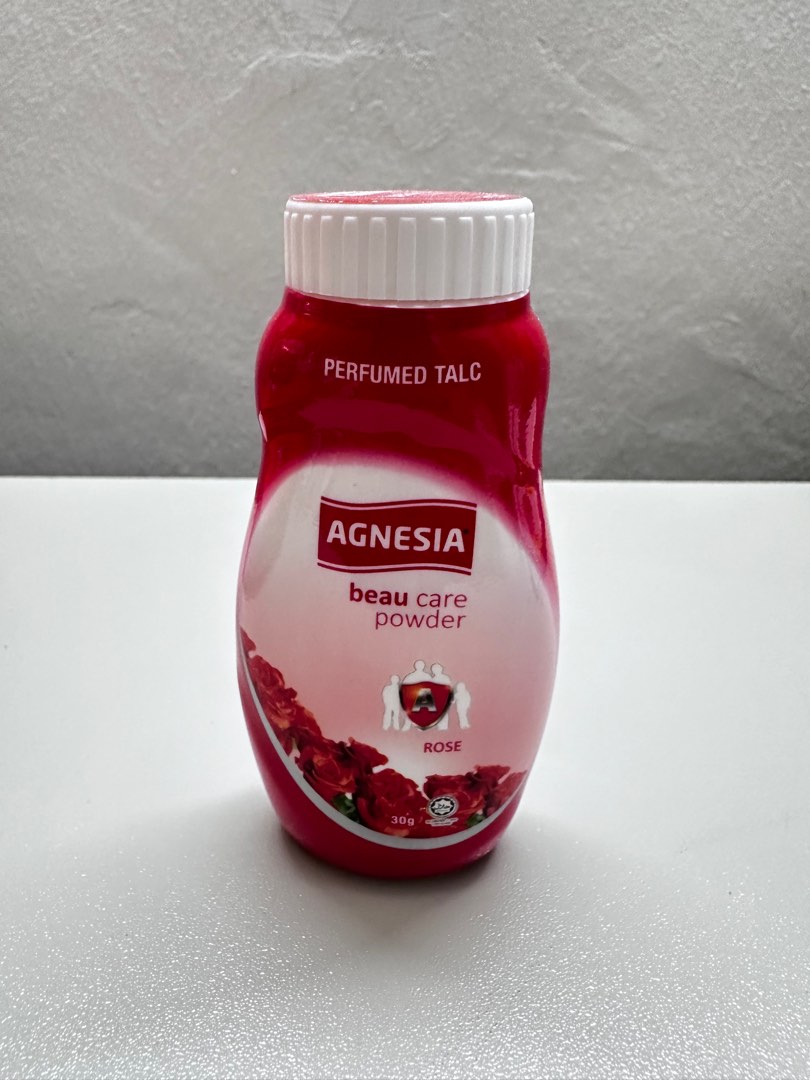 AGNESIA BEAU CARE Perfumed Talc Powder Rose 30g, Beauty & Personal Care ...