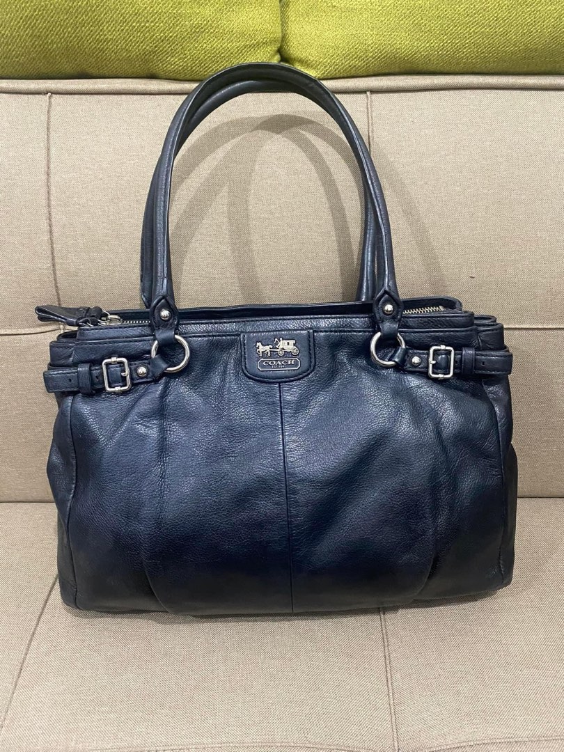 Authentic/ Preloved COACH Leather Tote Bag, Luxury, Bags & Wallets on ...