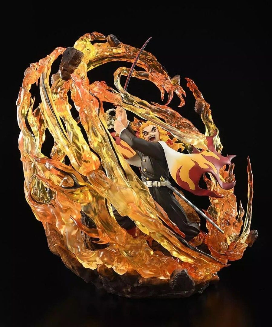 Belfine Demon Slayer Kyojuro Rengoku Deluxe Ver 1/8 scale, Hobbies ...