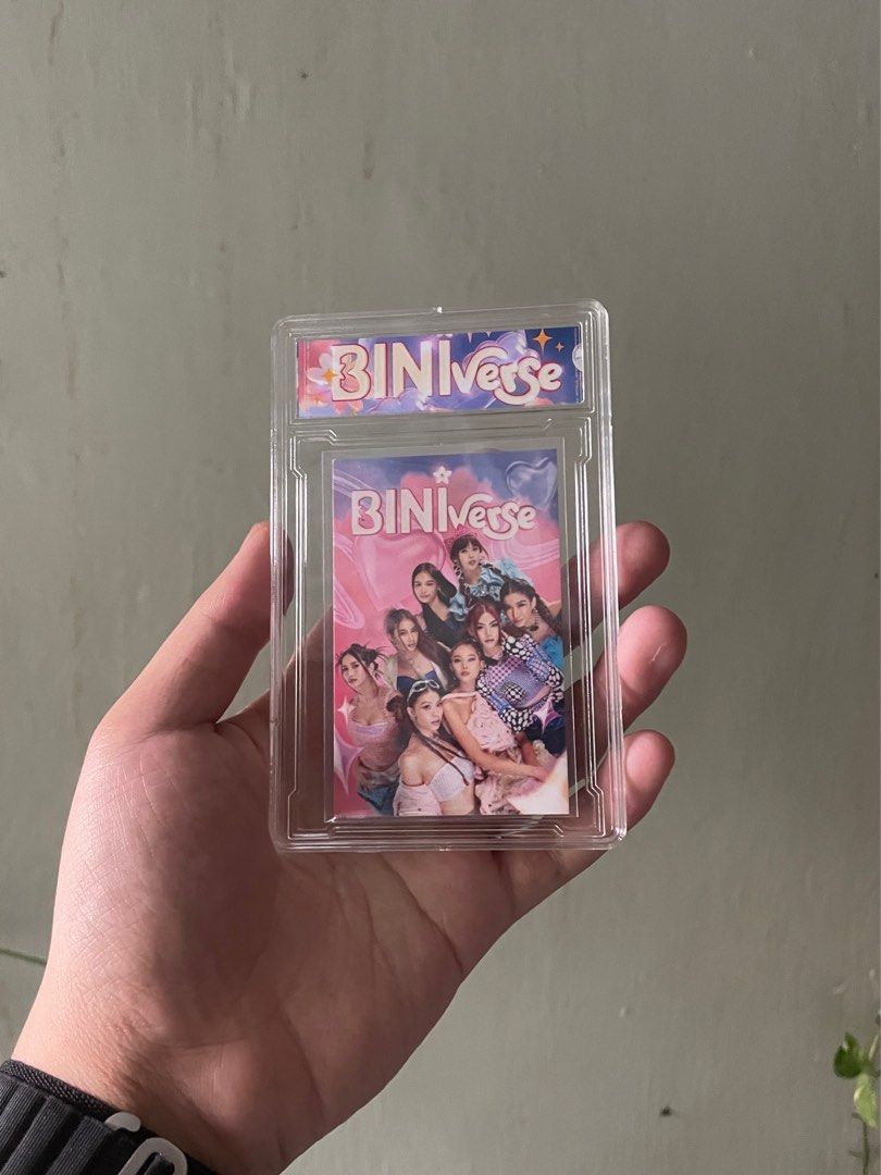 Official Biniverse VIP Bini OT8 Photo Card w/ Arcylic Photocard Case ...