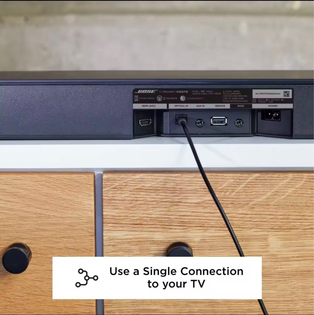 Bose TV Speaker - Small Soundbar for TV with Bluetooth and HDMI-ARC ...