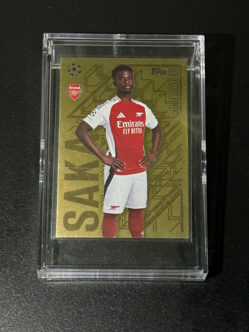 BUKAYO SAKA GOLD EDGE EDITION 2024/25 MATCH ATTAX, Hobbies & Toys, Toys ...