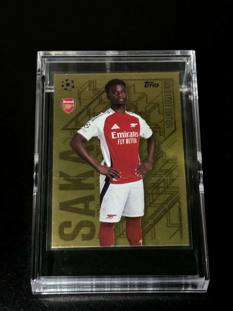 BUKAYO SAKA GOLD EDGE EDITION 2024/25 MATCH ATTAX, Hobbies & Toys, Toys ...