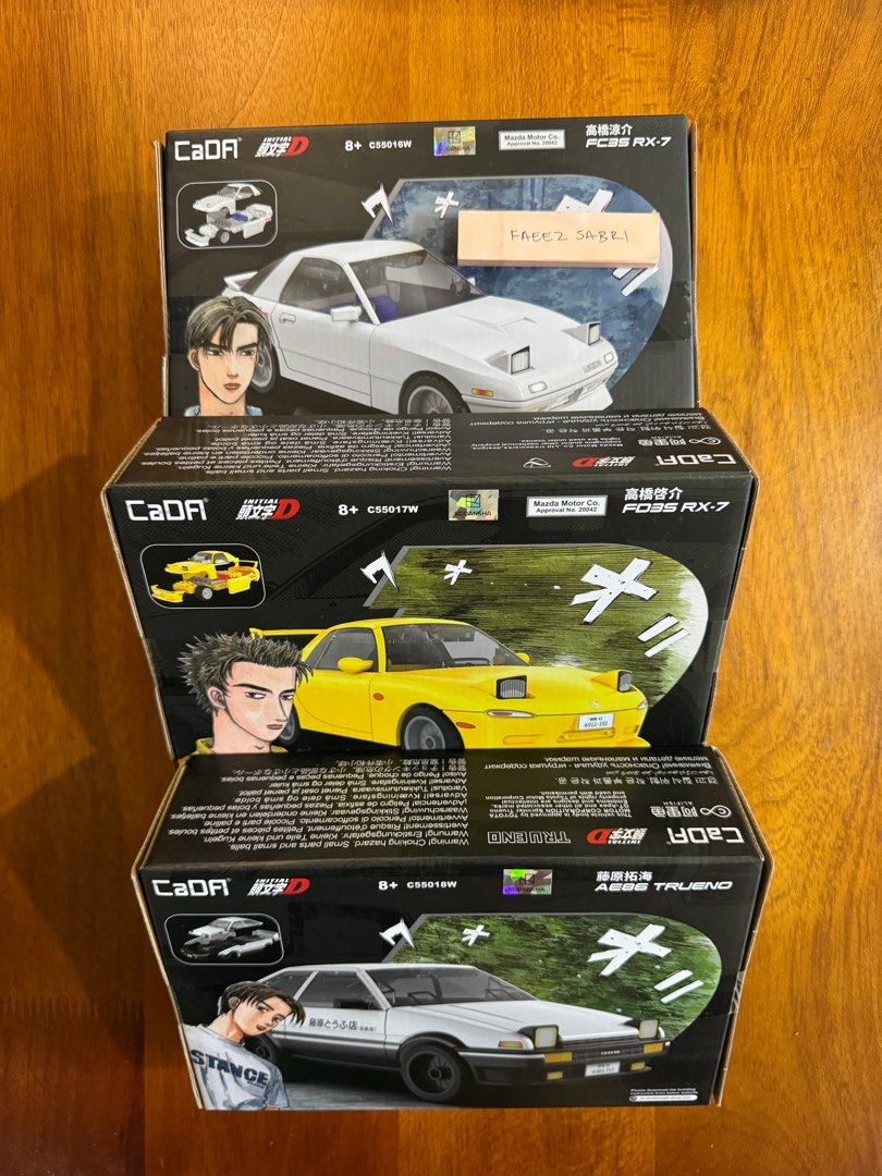 Cada Lego Initial D LOT + FREE Cada RX7, Hobbies & Toys, Toys & Games ...