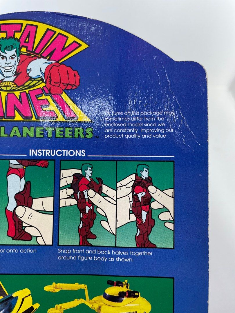 CAPTAIN PLANET AND THE PLANETEERS RARE vintage 1991, CAPTAIN PLANET ...