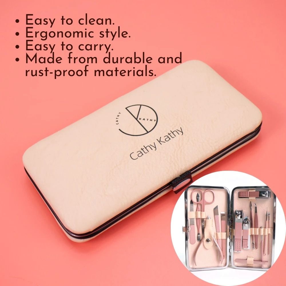 Cathy Kathy Rose Gold Limited Series 15 in 1 Nail Tools Hand Care Foot ...
