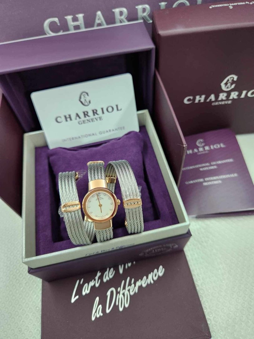 Charriol Watch with Diamond, Luxury, Watches on Carousell