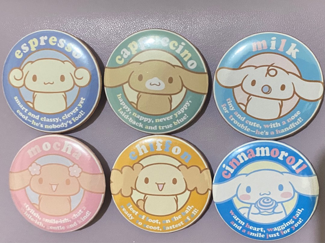 cinna and friends badge button pins anik, Hobbies & Toys, Toys & Games ...