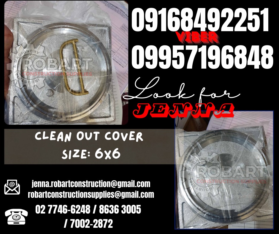 Clean out cover size: 6x6 brand: besser Material: chrome plated, brass ...