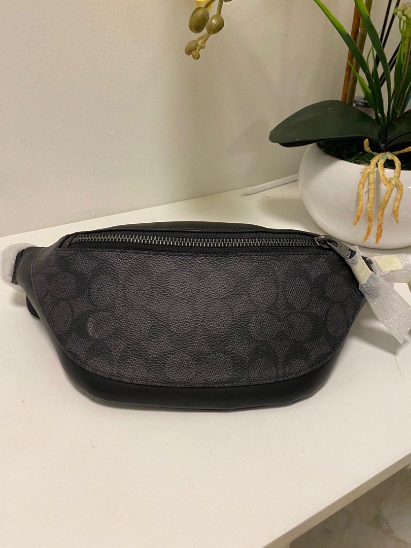 Coach Warren Mini Belt Bag in Signature Canvas, Luxury, Bags & Wallets ...