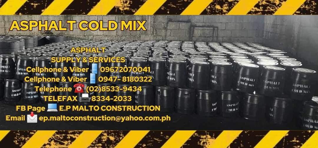 COLD MIX ASPHALT PAIL PATCH, Commercial & Industrial, Construction ...