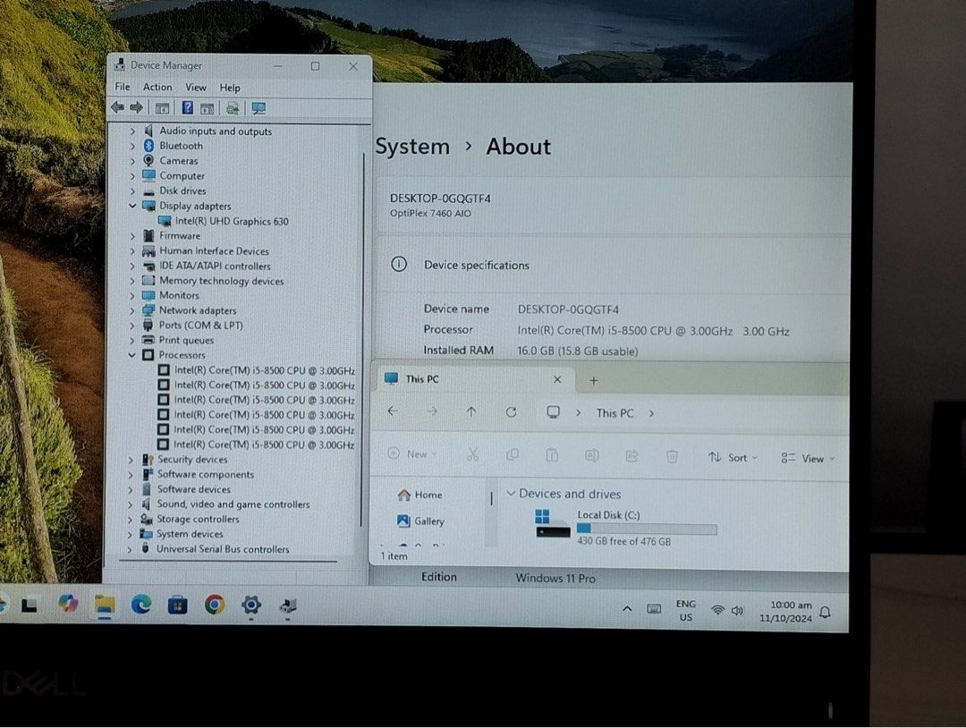 DELL Optiplex Touch Screen 24" inch AiO All-in-One FHD Desktop Computer ...