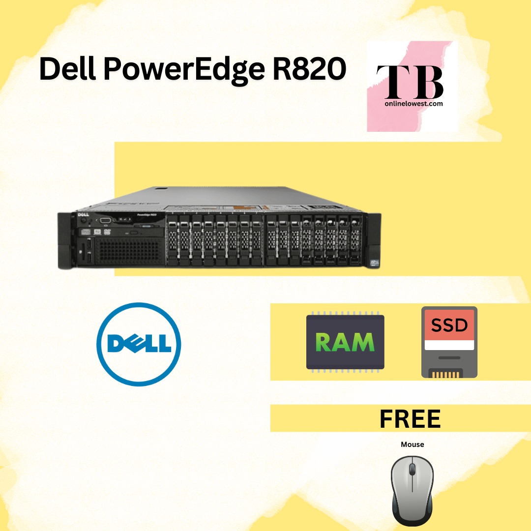 Dell PowerEdge R820 Server 4X E5-4610v2 2.30Ghz, Computers & Tech ...