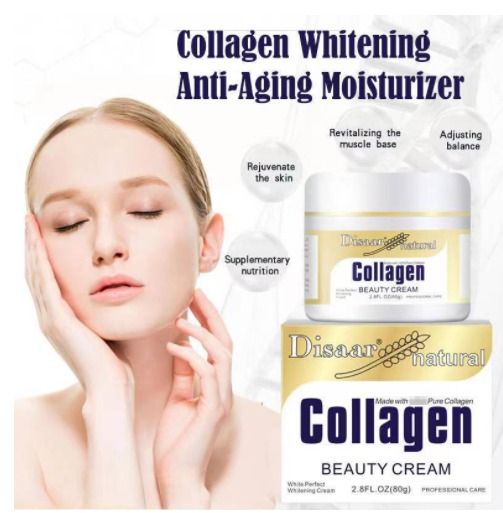 DISAAR Collagen Face Cream 80g Lighten Dark Spots, Beauty & Personal ...