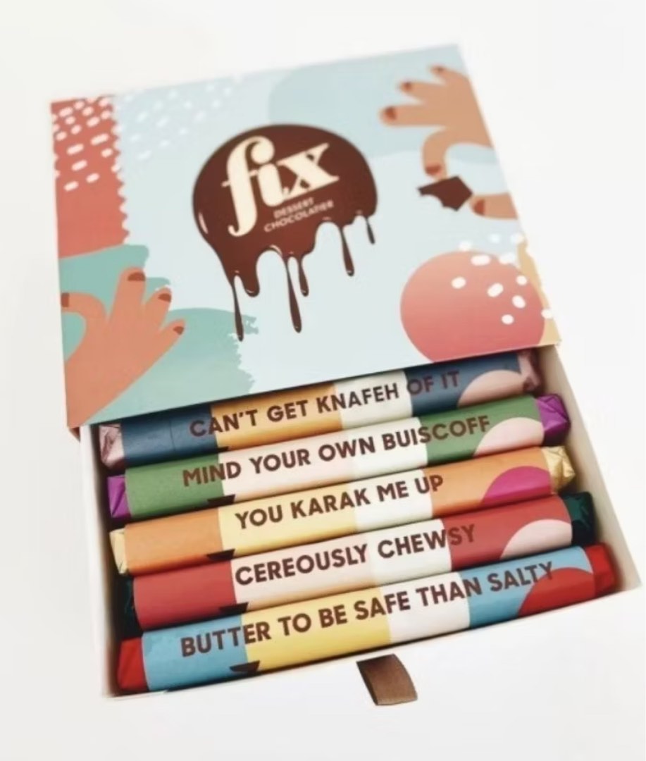 Dubai Viral Fix Knafeh chocolate bar, Food & Drinks, Gift Baskets ...