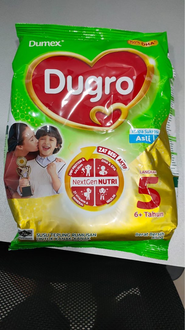 Dumex Dugro Step 5 Original/Asli Growing Up Milk Formula 6+ years (850g ...