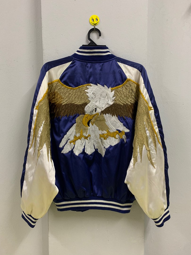 Eagle Hawk Sukajan Jacket Made In Japanese, Men's Fashion, Coats ...